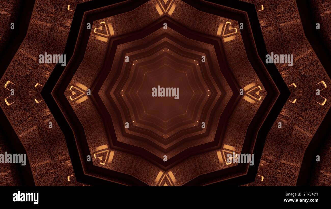 3d illustration of 4K UHD endless tunnel Stock Photo - Alamy