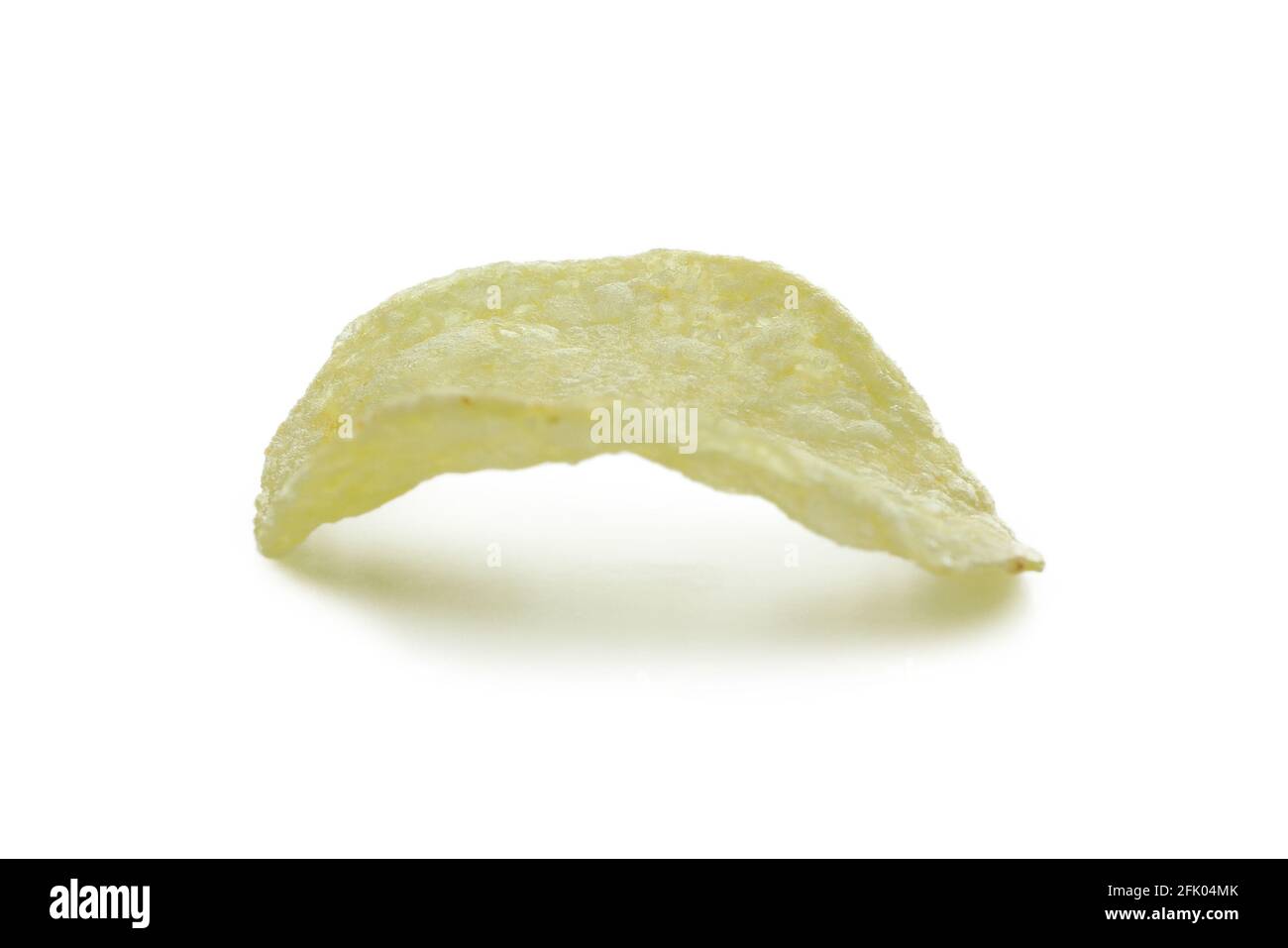 Tasty chips slice isolated on white background Stock Photo - Alamy