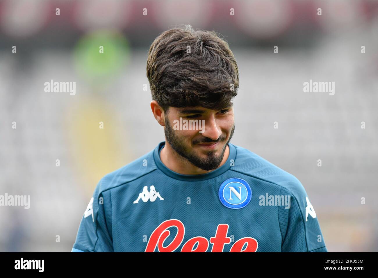 Turin, Italy. 26th Apr, 2021. Antonio Cioffi (58) of SSC Napoli seen ...