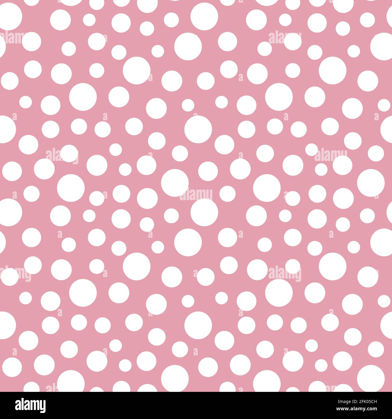 Abstract hand drawn polka dot seamless pattern retro white dot tracery ...