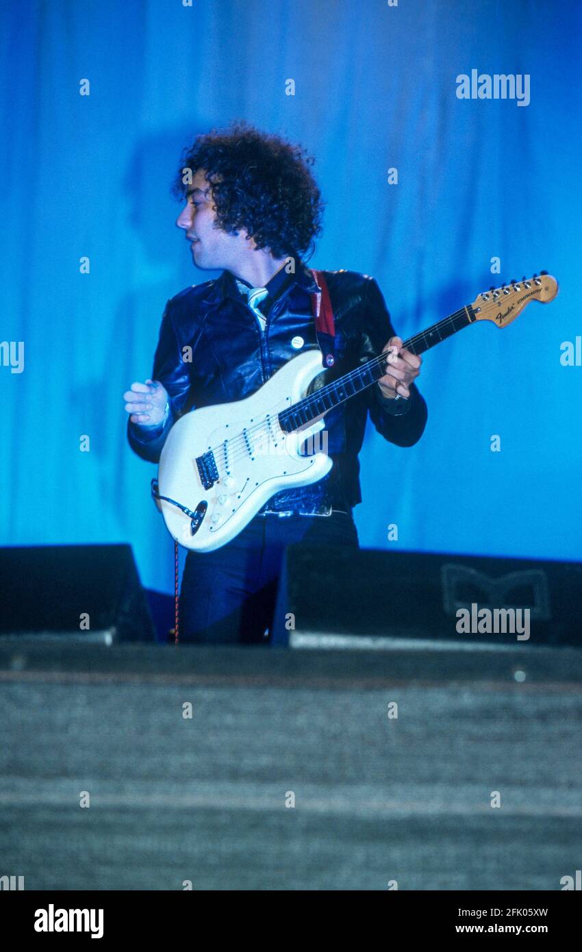 The Strokes at the Reading Festival 23rd August 2002. Reading, England ...