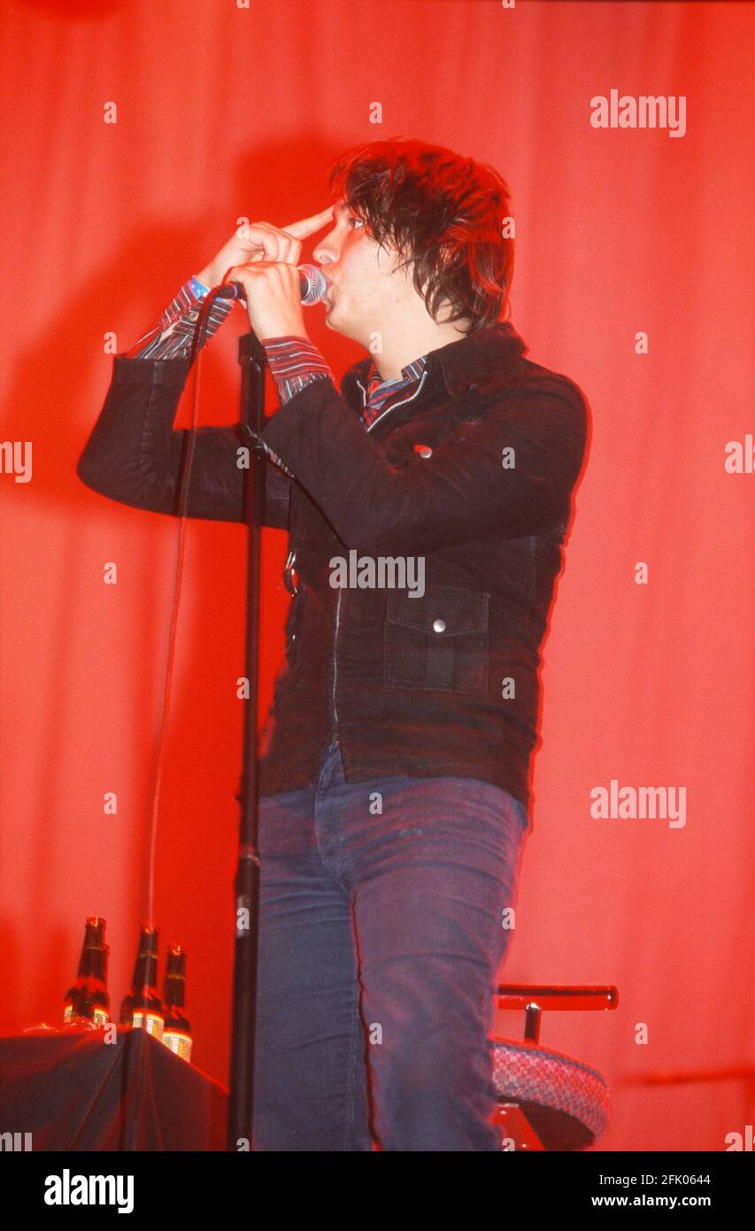 The Strokes at the Reading Festival 23rd August 2002. Reading, England ...