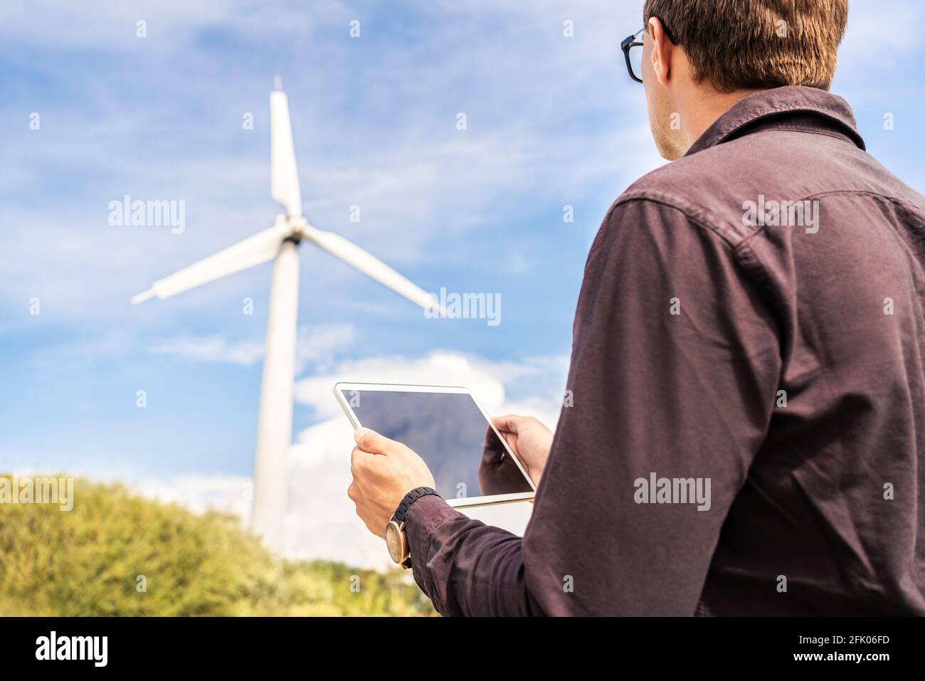 Turbine technician power plant hi-res stock photography and images - Alamy