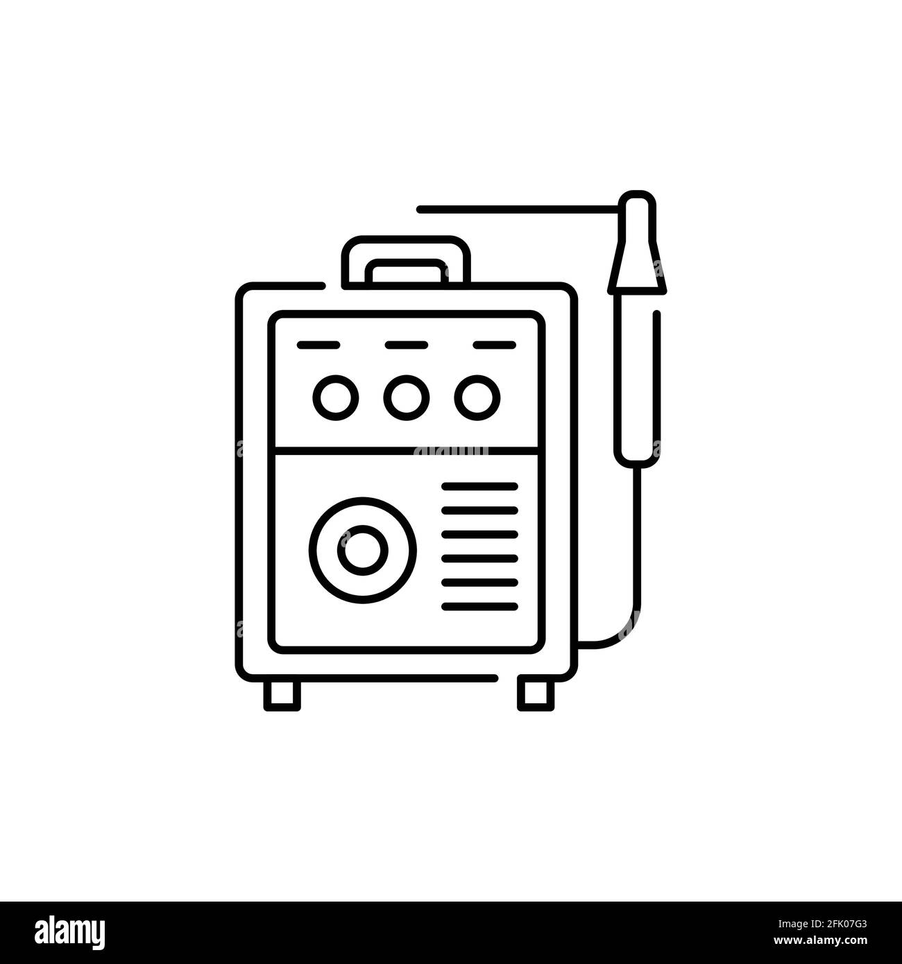 Welding machine olor line icon. Pictogram for web page, mobile app ...