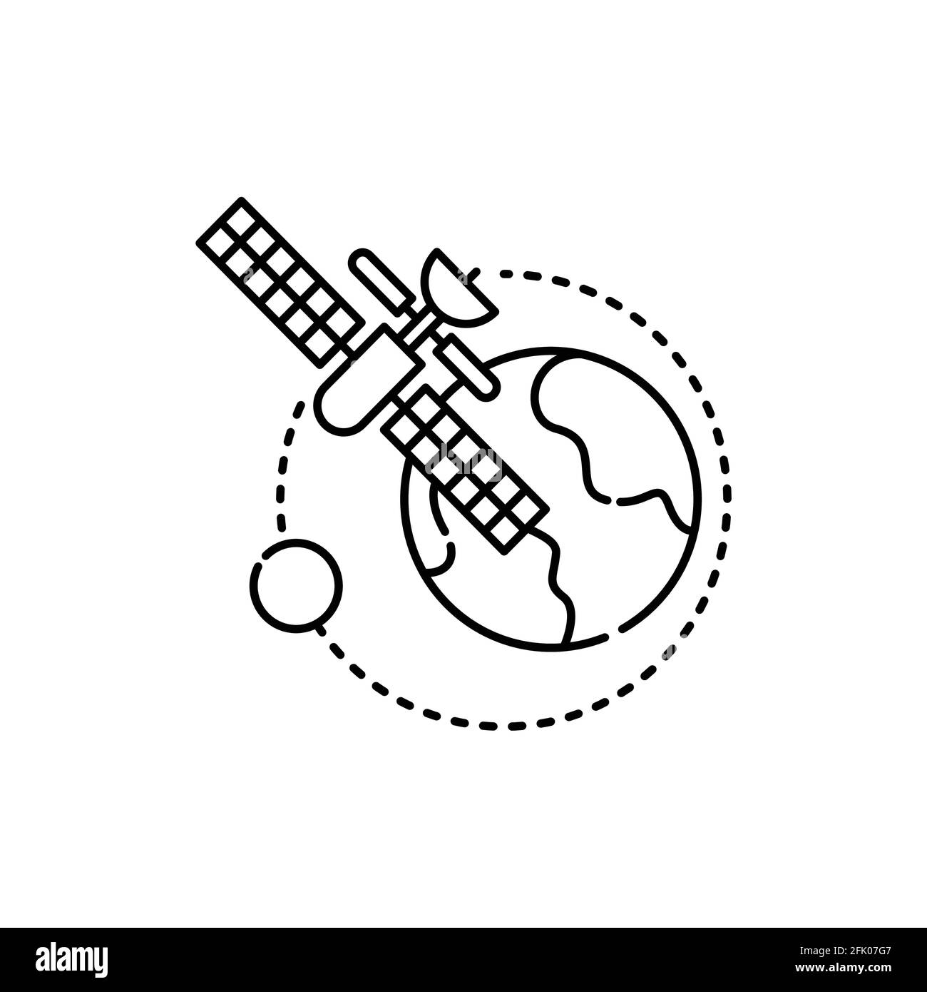 Aeronautics olor line icon. Pictogram for web page, mobile app, promo ...