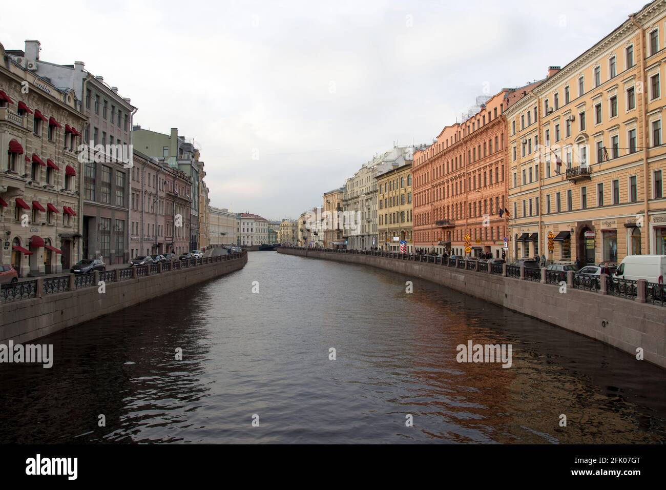 Beautiful view of the old houses and streets of the northern capital of ...