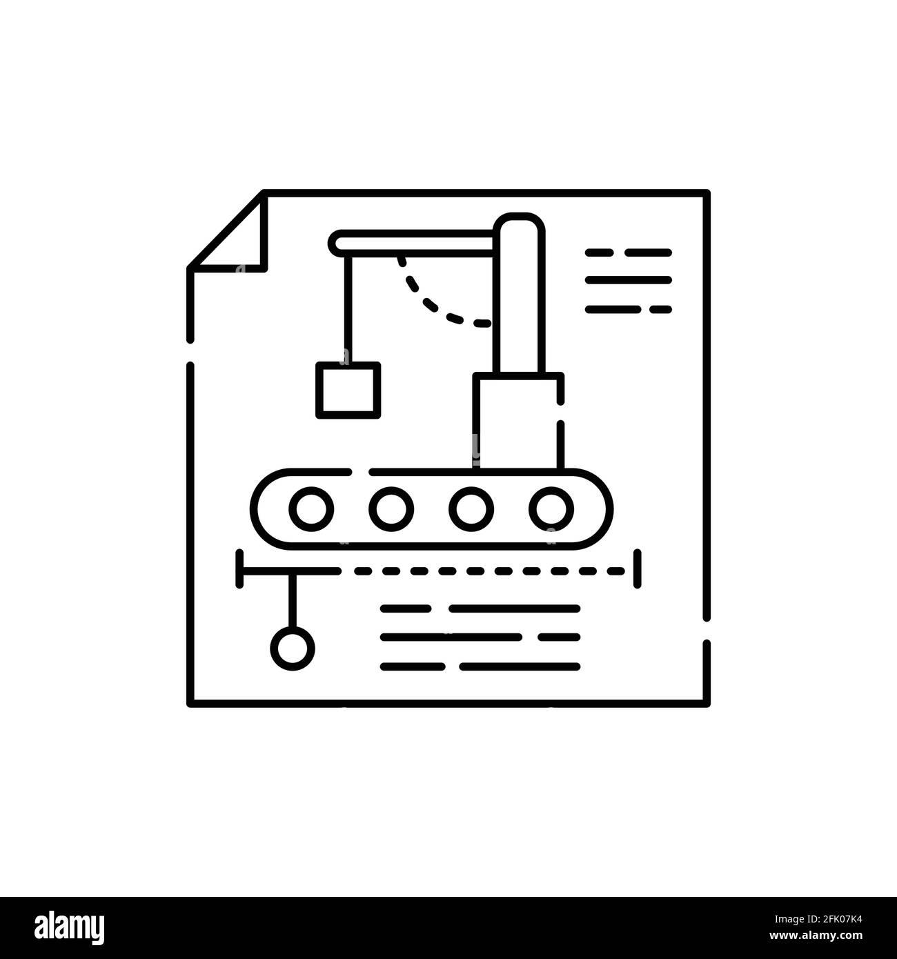 Engineering olor line icon. Pictogram for web page, mobile app, promo ...