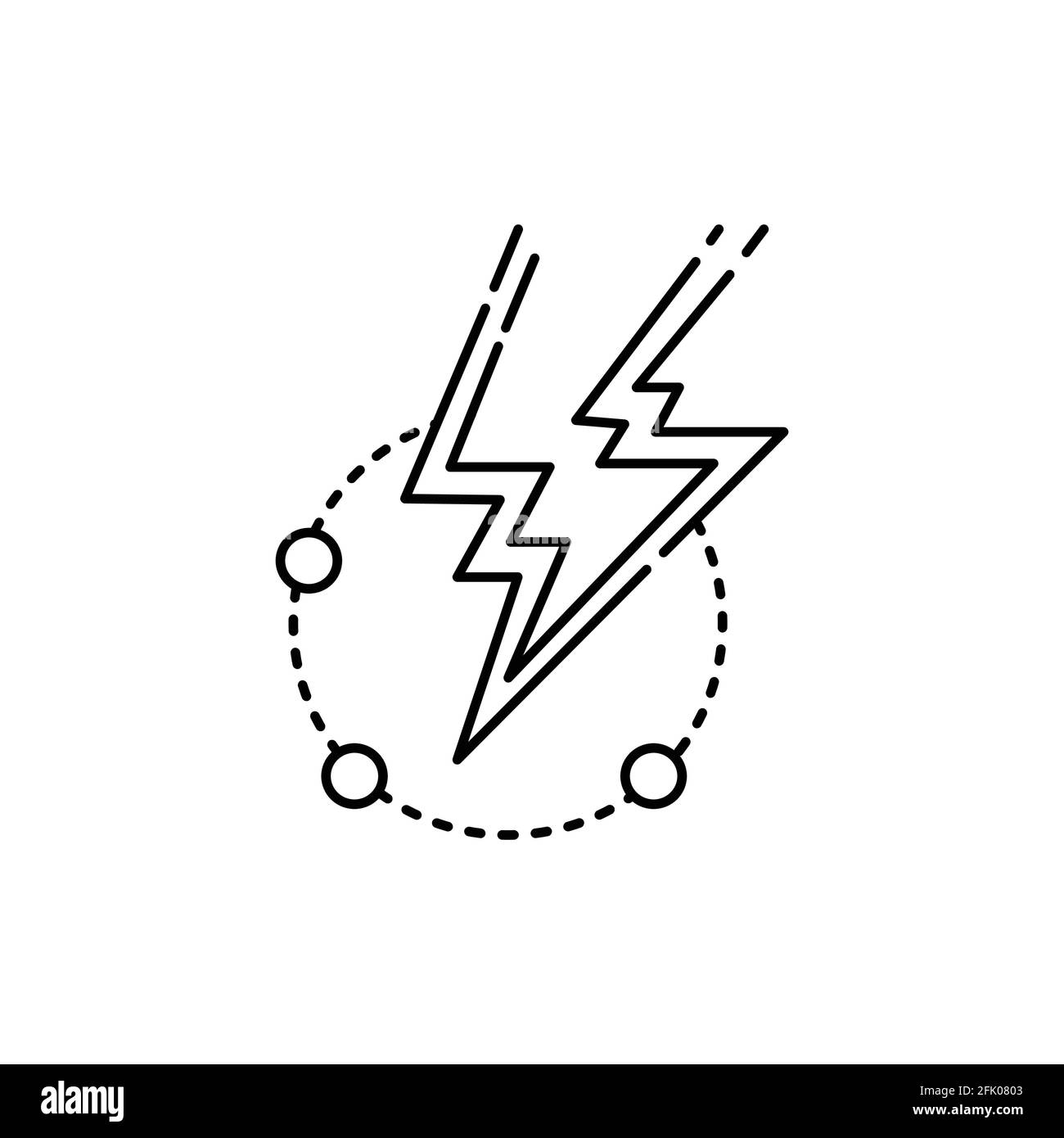 Energy olor line icon. Pictogram for web page, mobile app, promo. UI UX ...