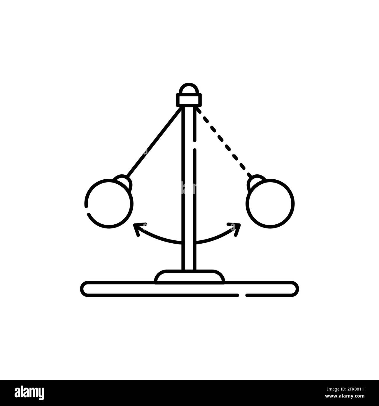 Dynamics olor line icon. Pictogram for web page, mobile app, promo. UI ...