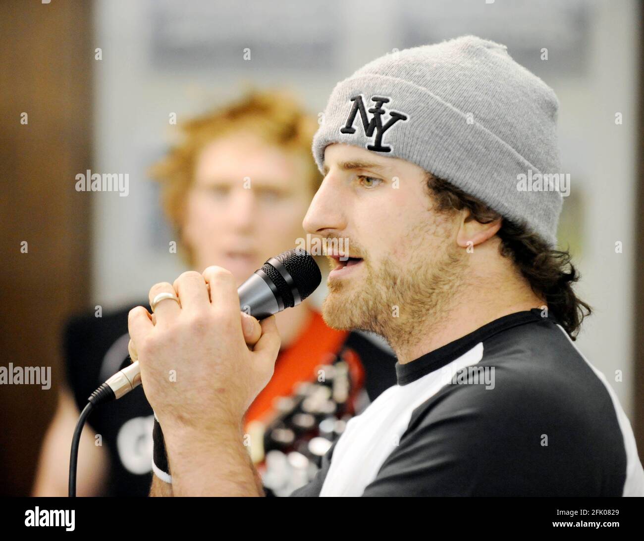 LEICESTER RUGBY PLAYERS WHO HAVE FORMED A ROCK BAND FOR CHARITY. GEORGE ...