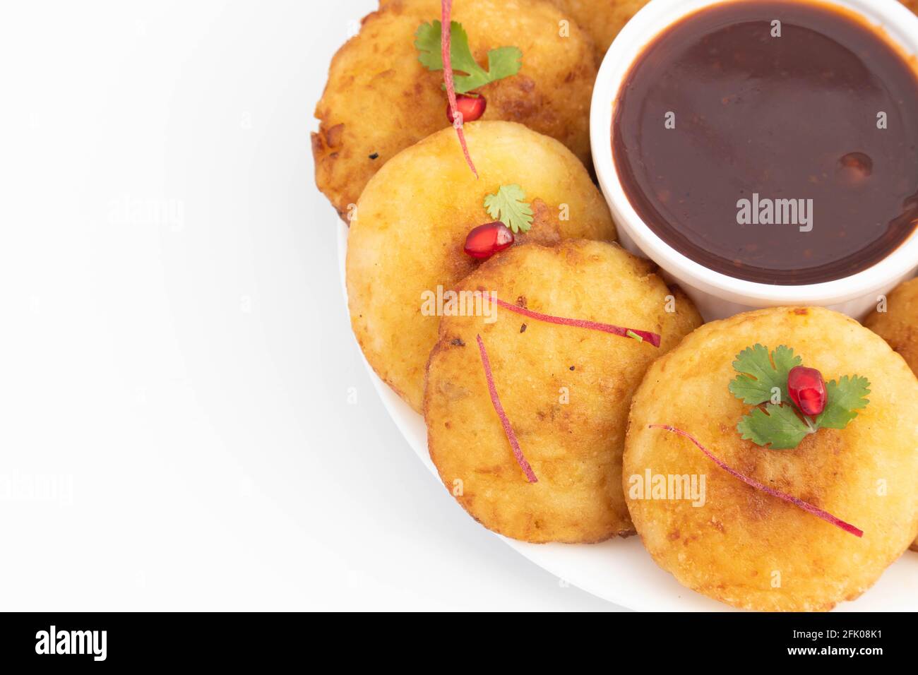 Most Loved Street Food Chaat Snacks Aloo Tikki Also Known As Alu Ki ...