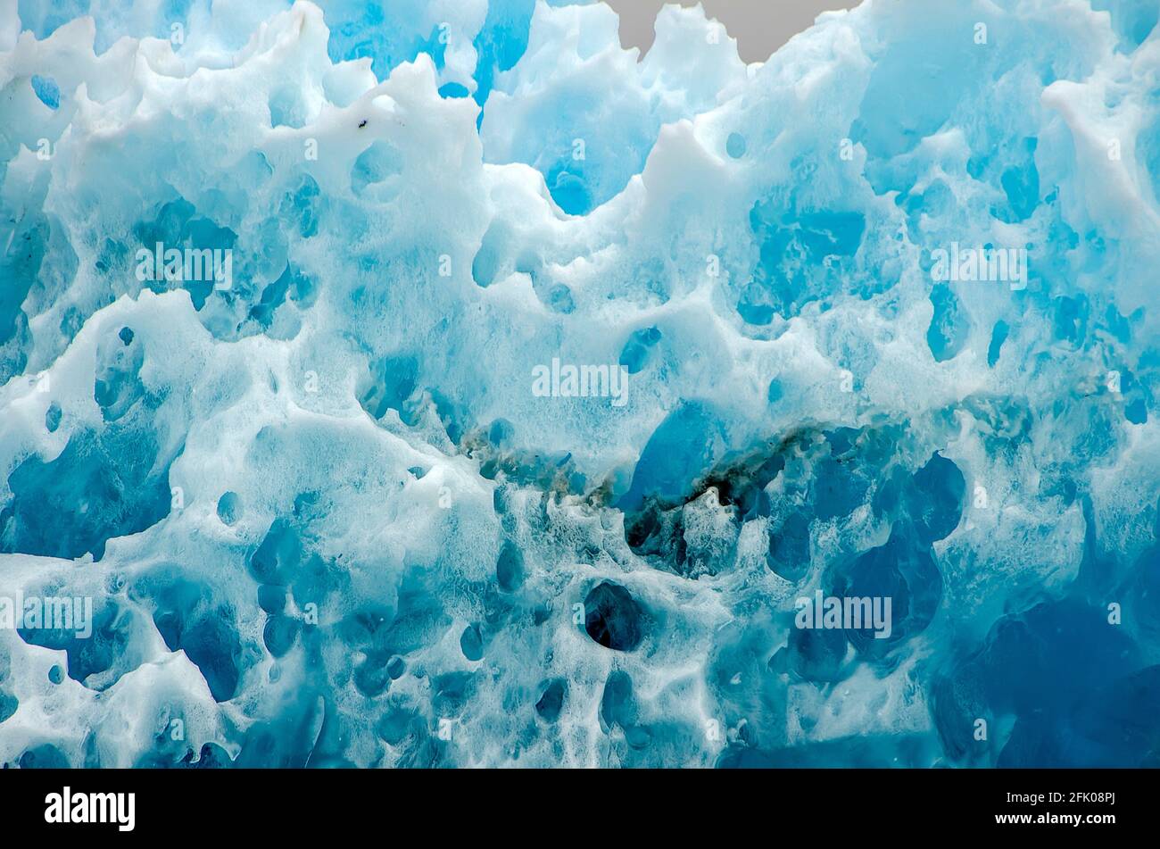 Artistic shapes of an iceberg Stock Photo - Alamy
