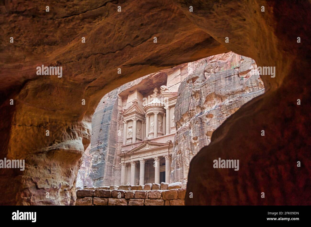 Inside treasury petra jordan hi-res stock photography and images - Alamy
