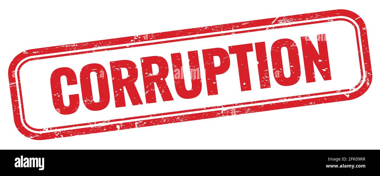 Corruption stamp Cut Out Stock Images & Pictures - Alamy