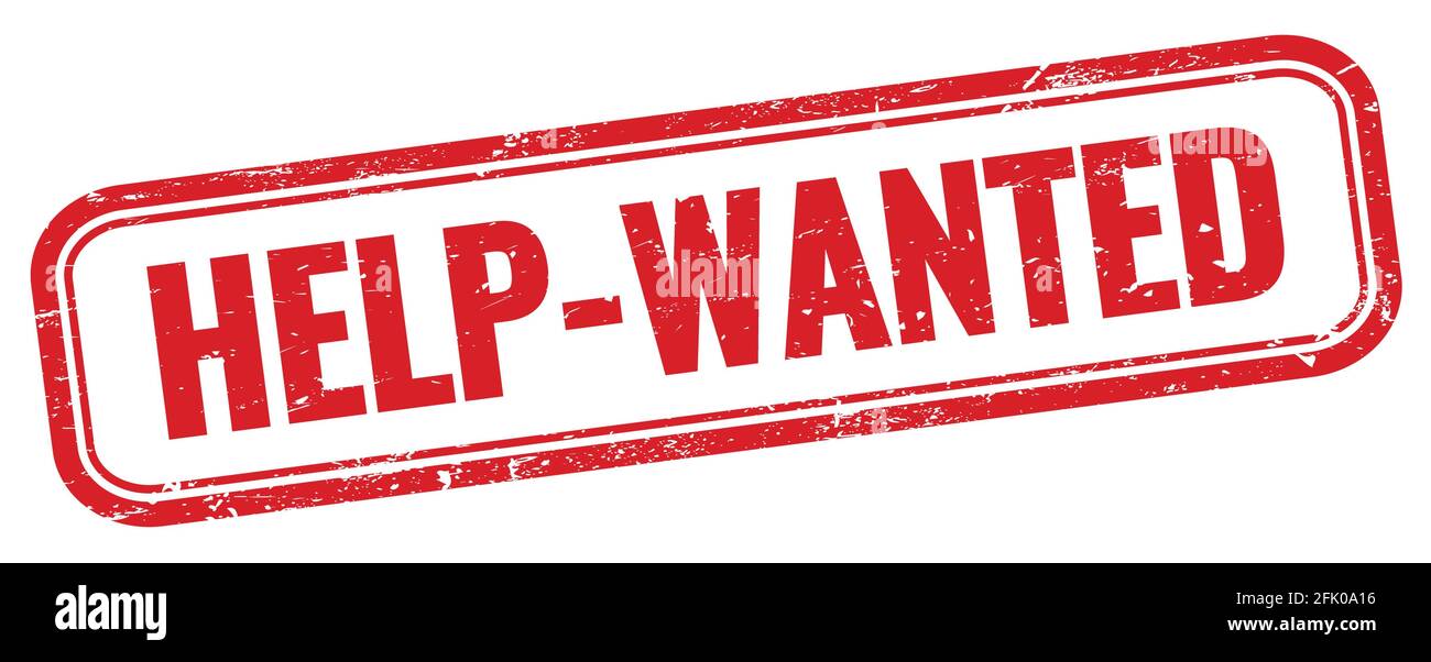 Help wanted seal hi-res stock photography and images - Alamy