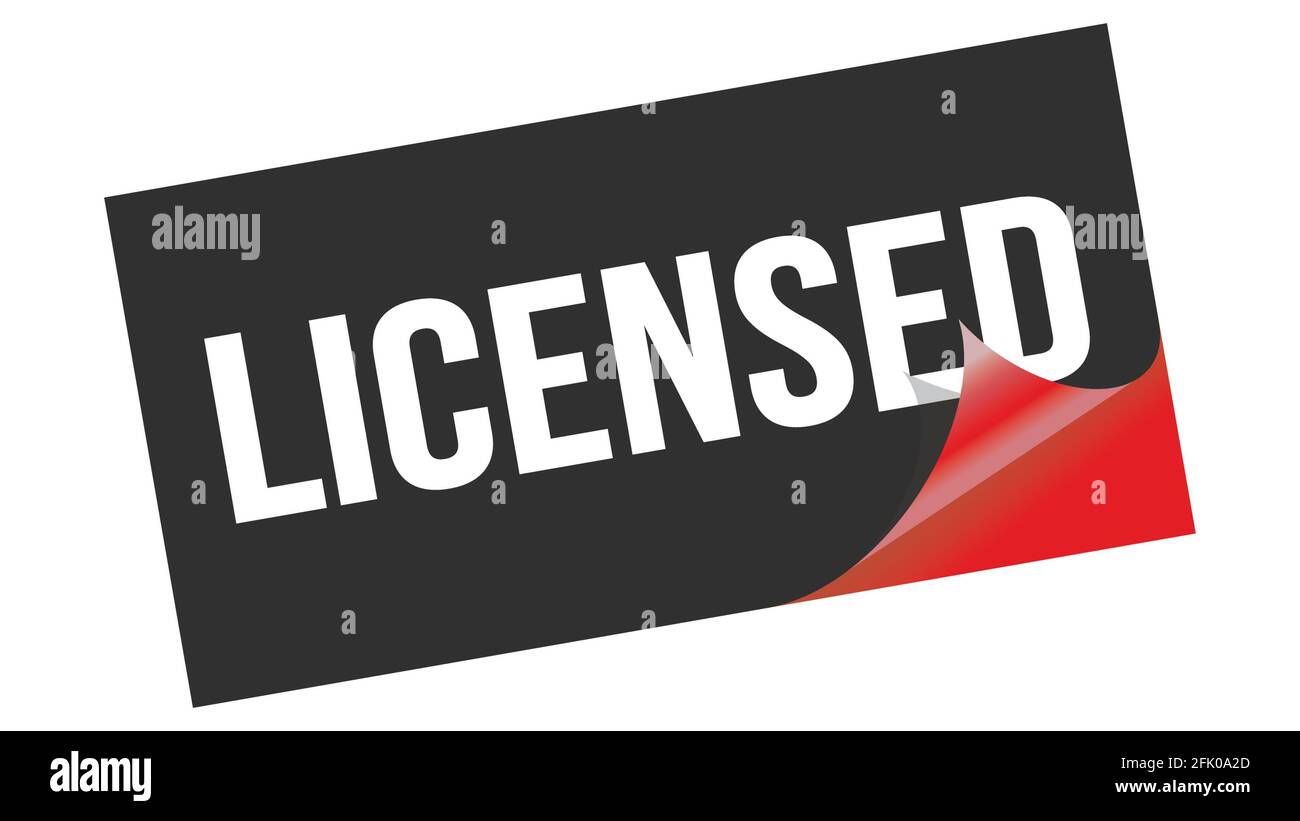 Licensed stamp hi-res stock photography and images - Alamy