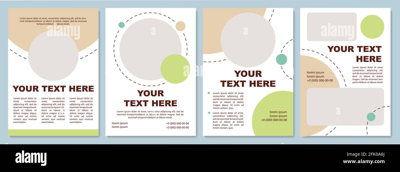 Fancy colored brochure template Stock Vector Image & Art - Alamy