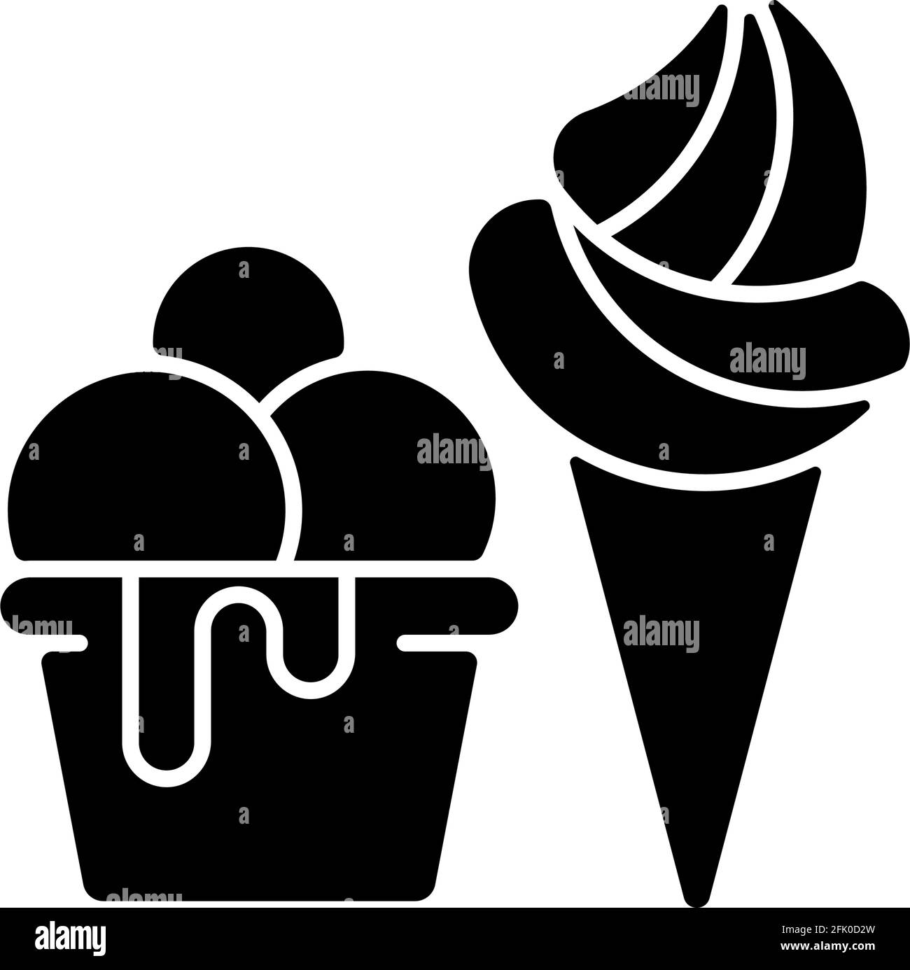 Icecream summer Black and White Stock Photos & Images - Alamy