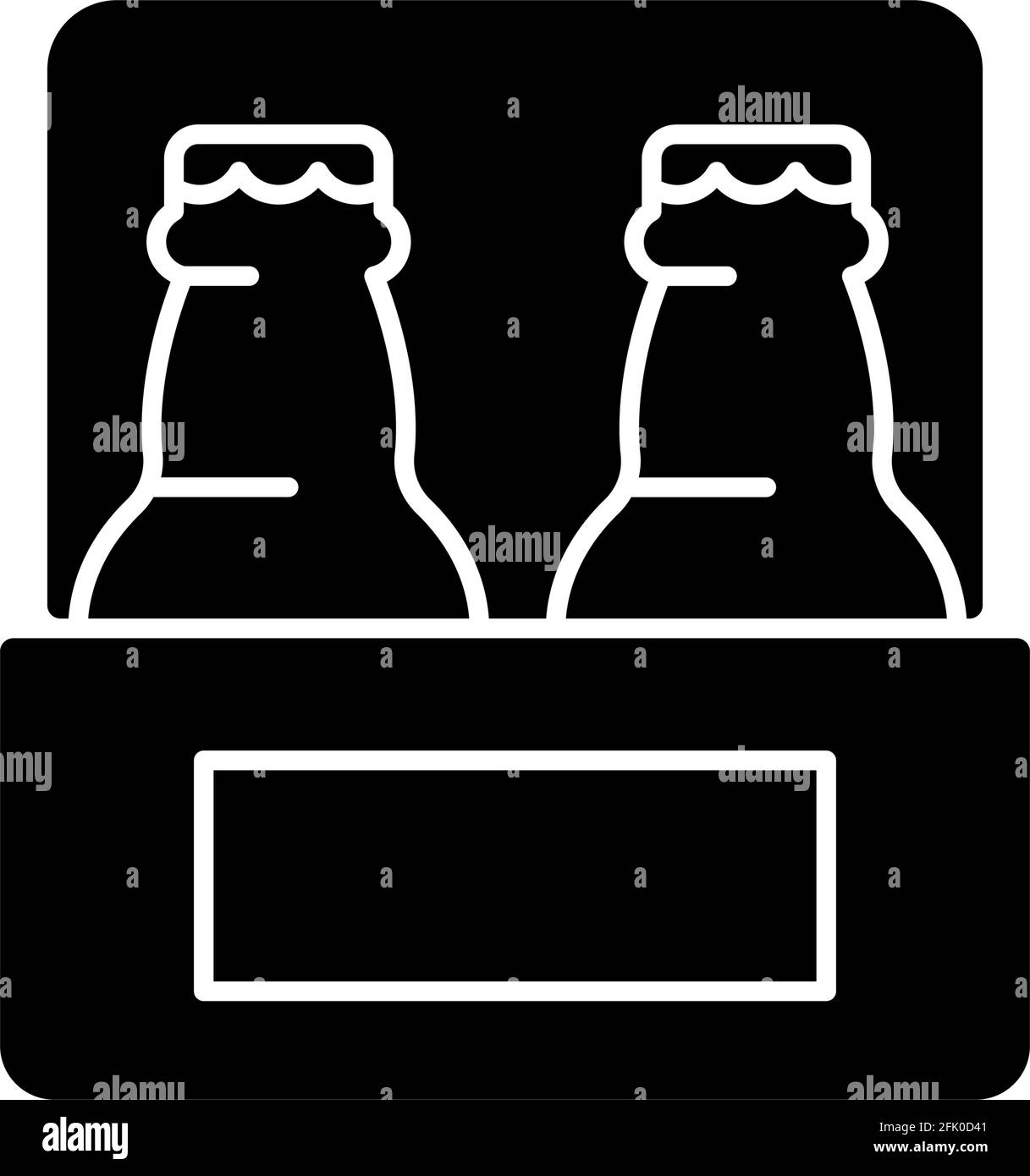 Beer to go black glyph icon Stock Vector Image & Art - Alamy