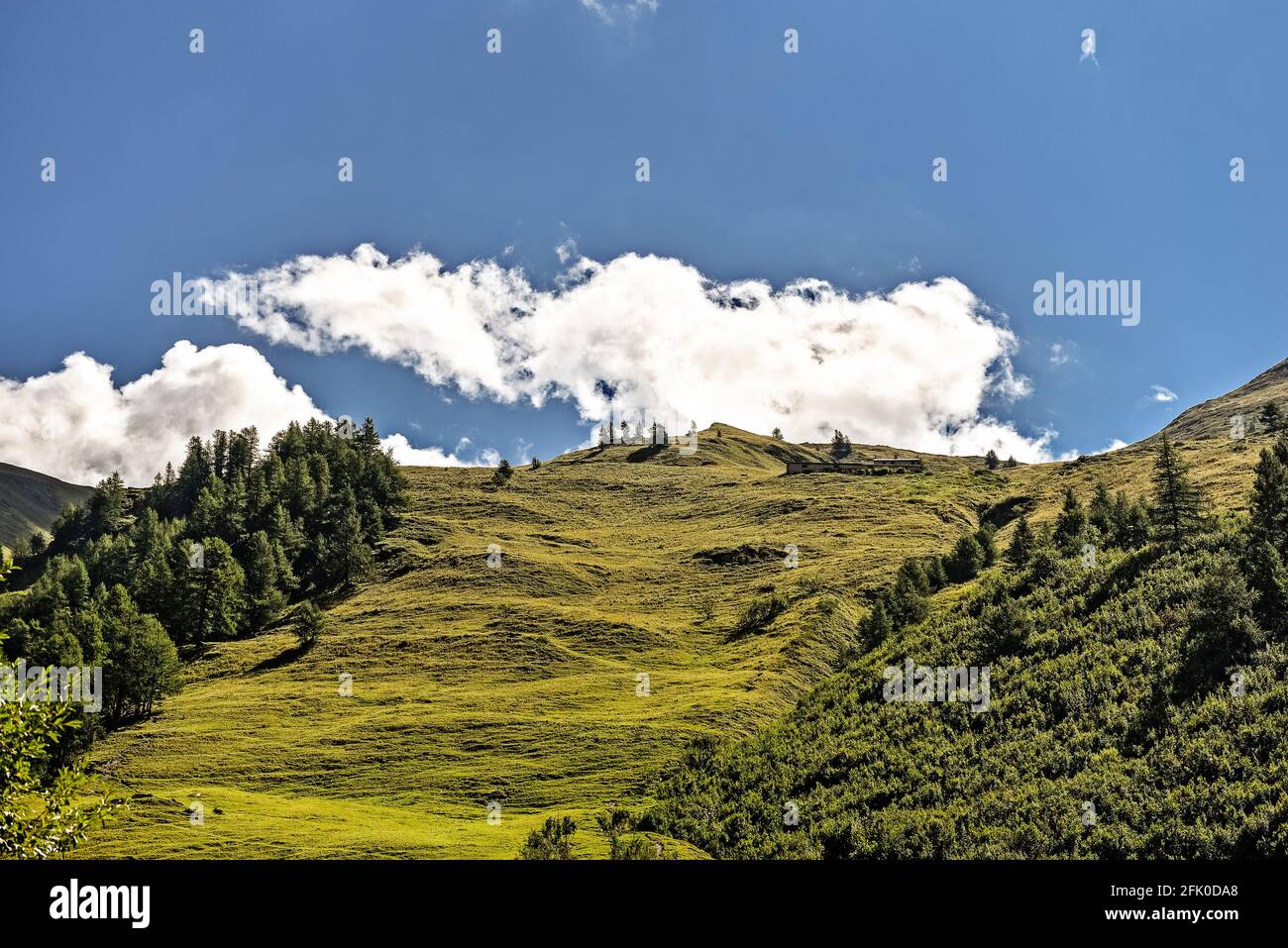 Val Veny valley, Monte Bianco mountain,Courmayeur; Valle d'Aosta; Italy ...