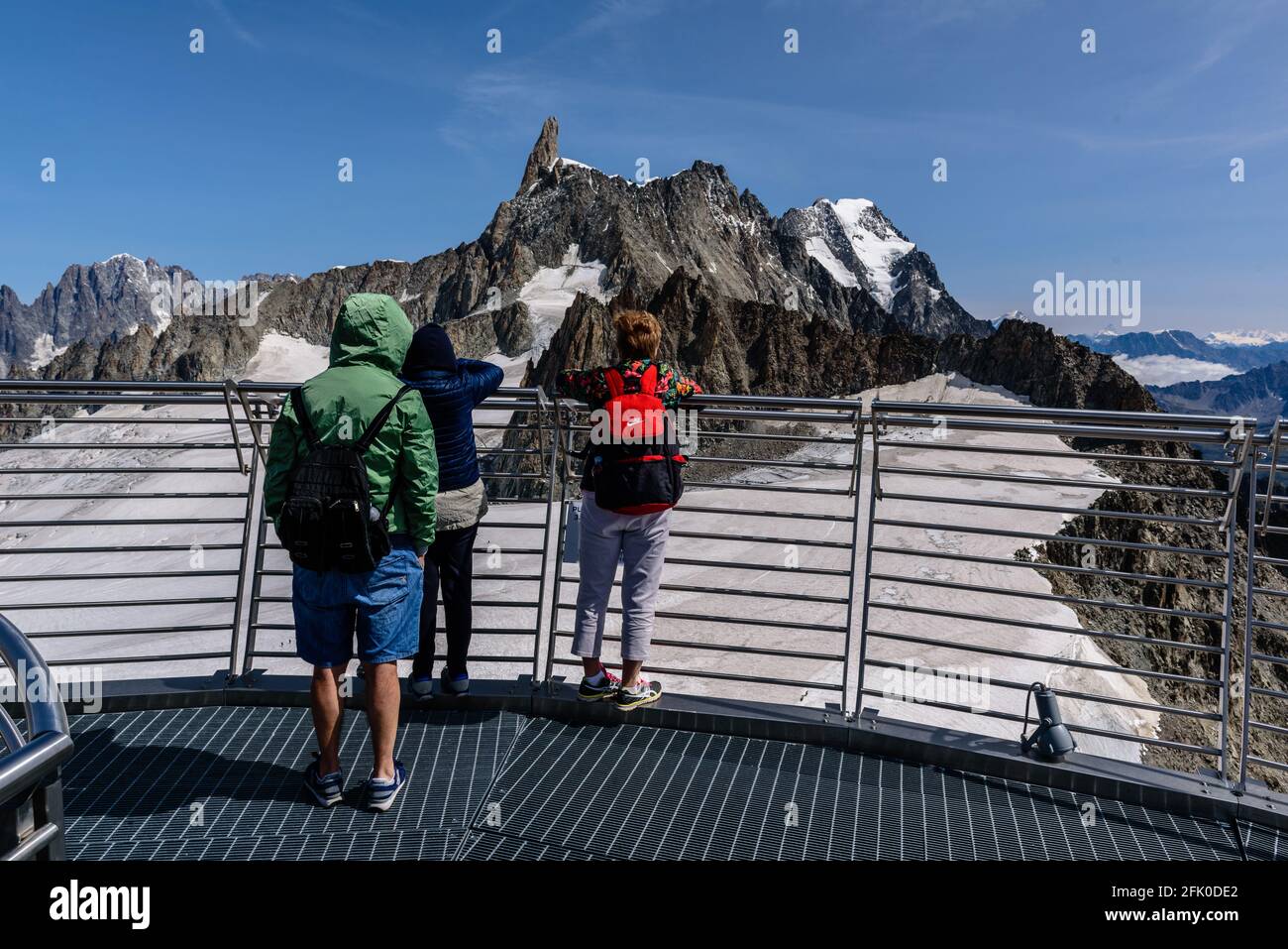 Punta Helbronner, mt3466, Refuge, Alps, Valle d'Aosta, Italy, Europe ...
