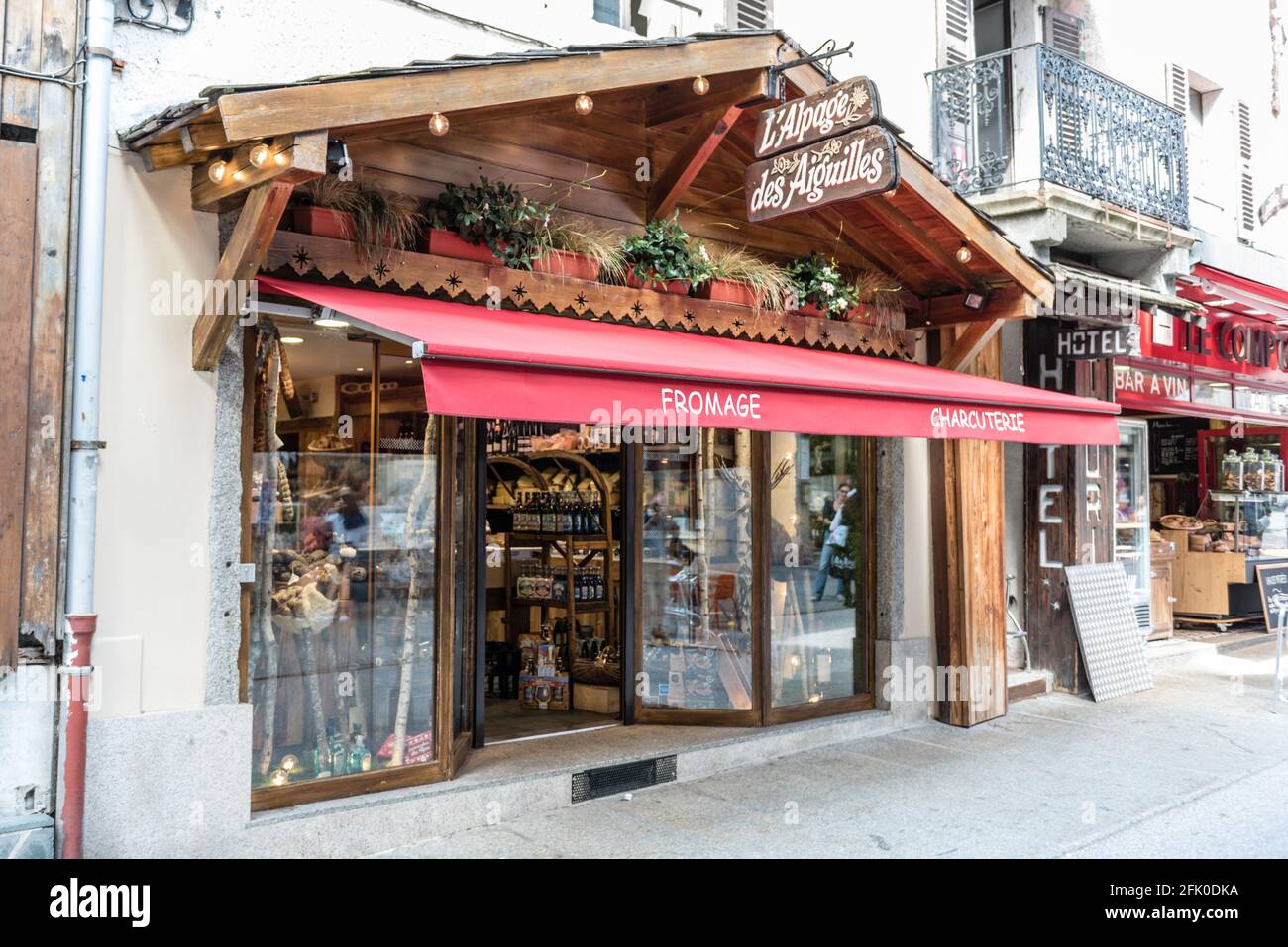 Traditional food market, Chamonix, France, Europe Stock Photo - Alamy