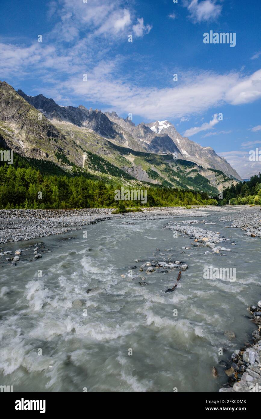 Mountain landscape dora river hi-res stock photography and images - Alamy