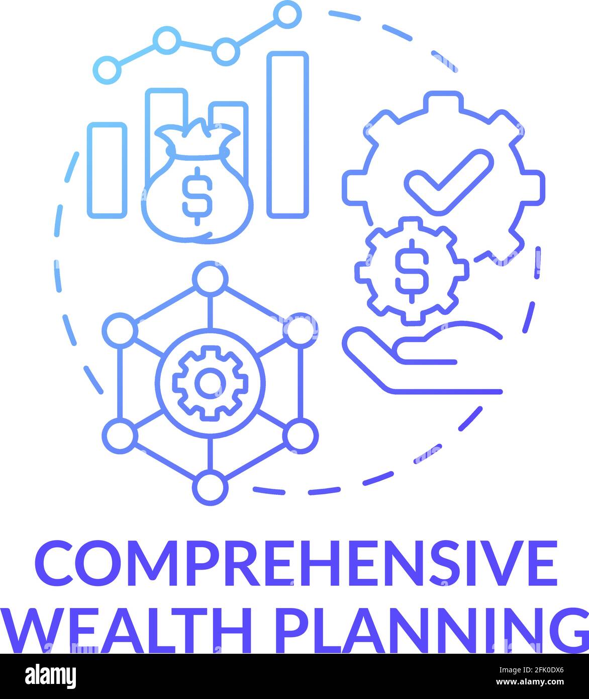 Comprehensive wealth planning concept icon Stock Vector Image & Art - Alamy