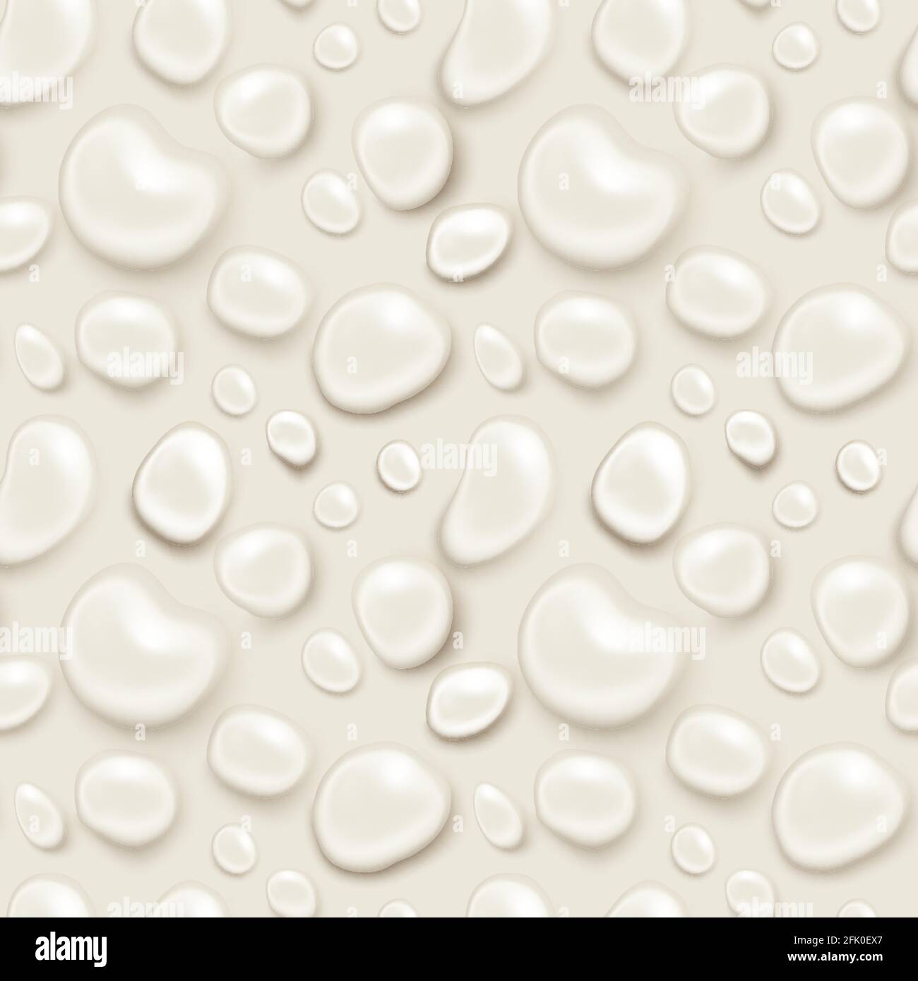 Realistic Water drop. Pure transparent droplet. Clean drop condensation ...