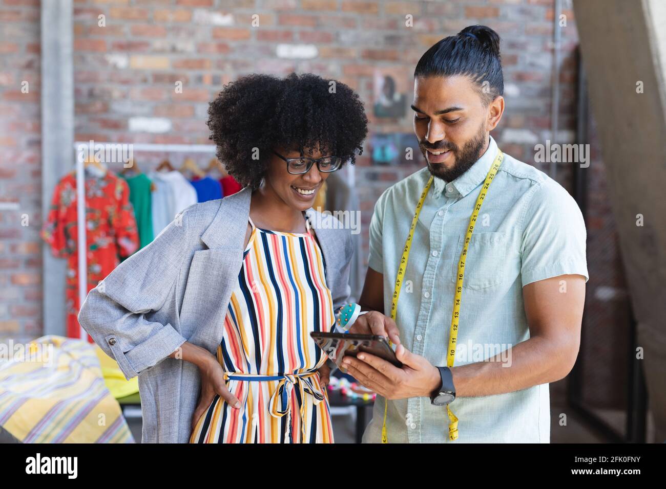 Diverse male female fashion designer hi-res stock photography and ...
