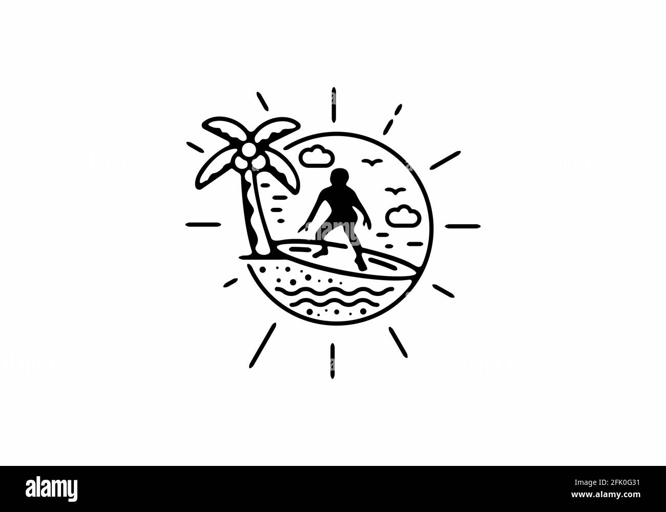 Line art illustration of animal design Stock Vector Image & Art - Alamy