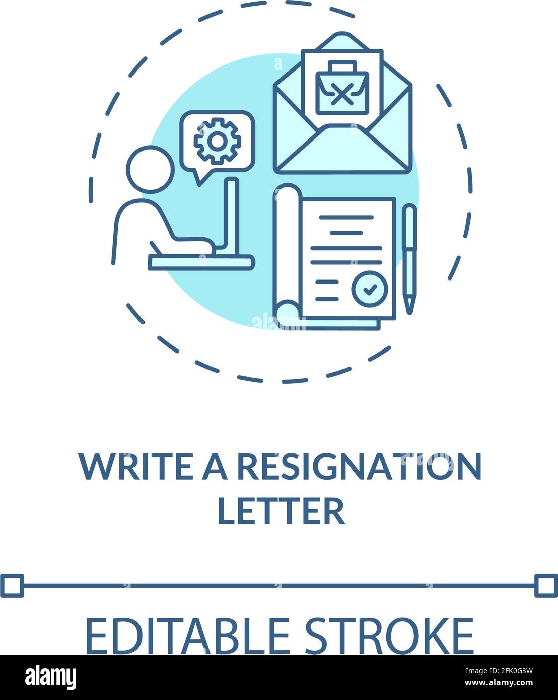 Resigning Stock Vector Images - Alamy