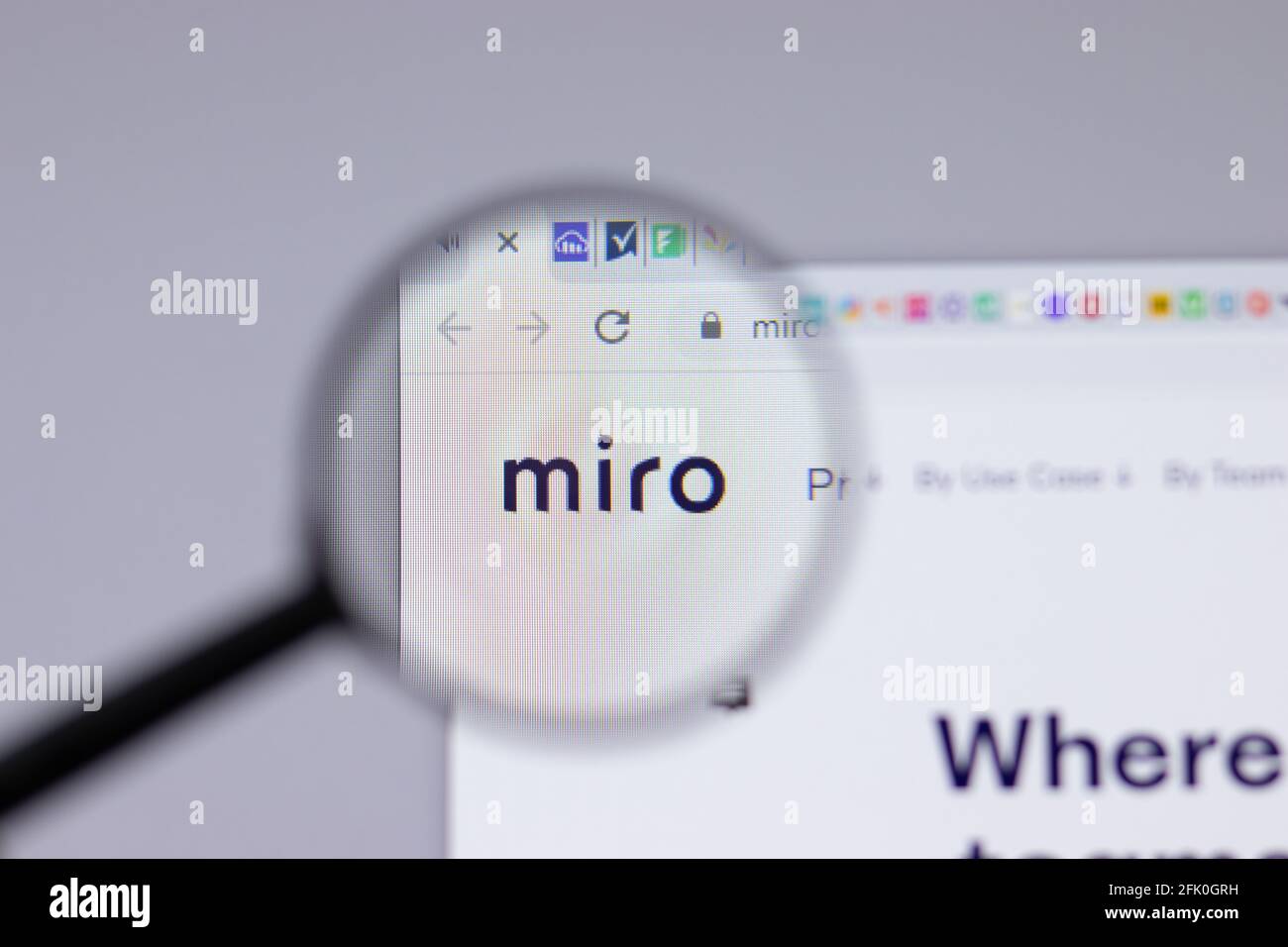 Miro logo hi-res stock photography and images - Alamy
