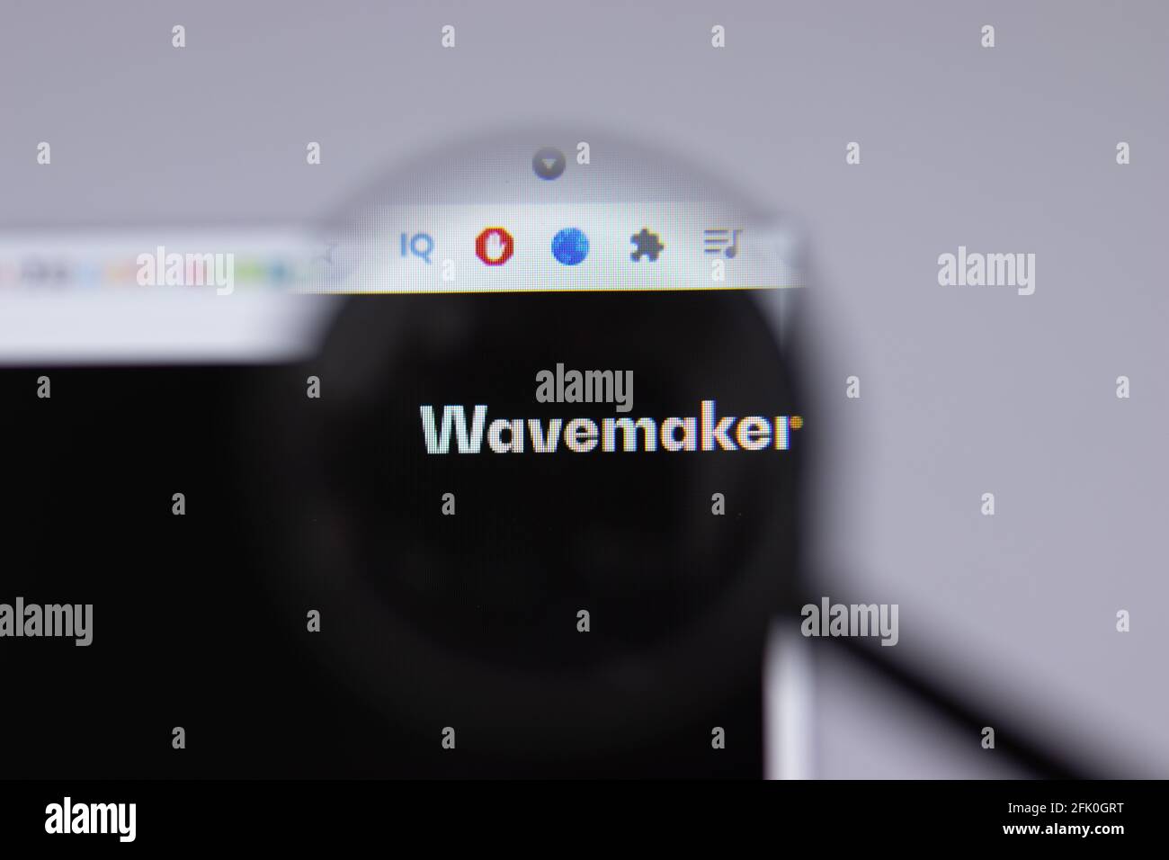 Wavemaker logo hi-res stock photography and images - Alamy