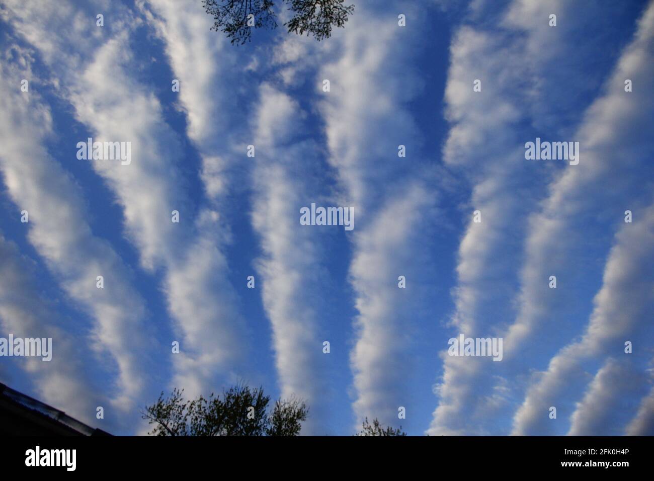 Stratocumulus Undulatus Clouds Stock Photo - Alamy