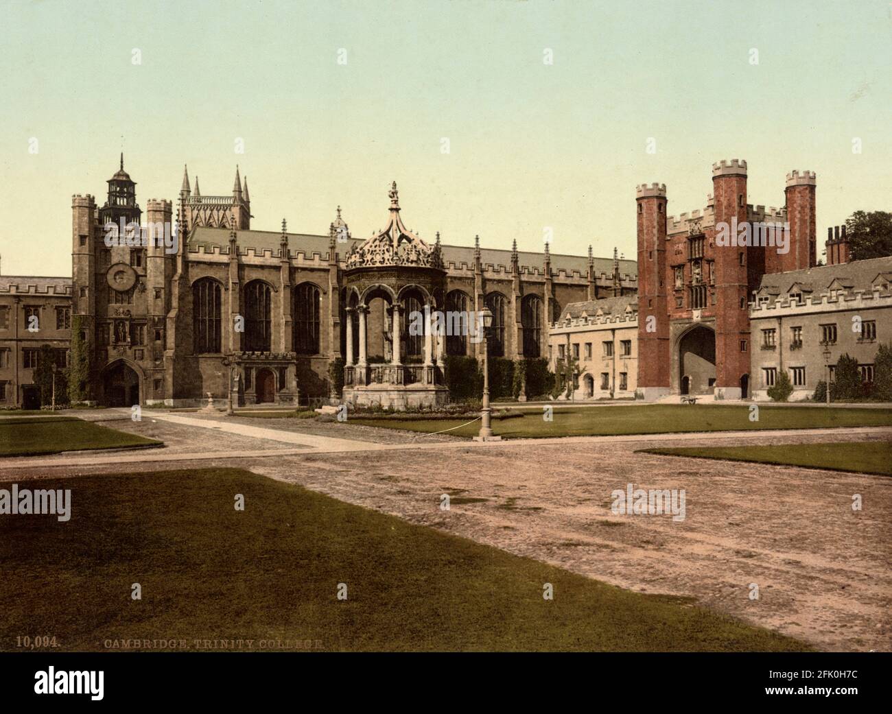 Trinity College, Cambridge University circa 1890-1900 Stock Photo - Alamy