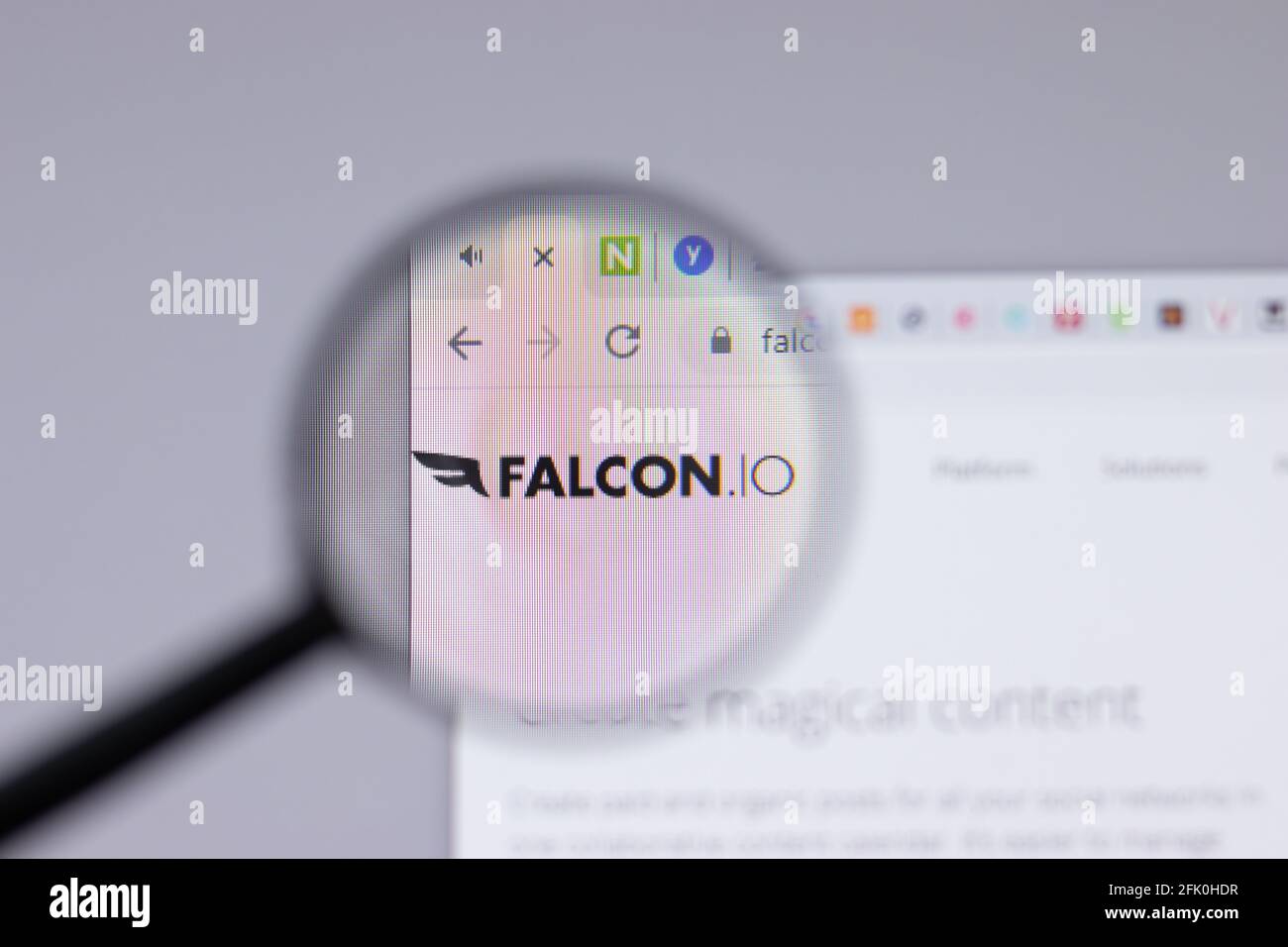 Falcon logo hi-res stock photography and images - Alamy