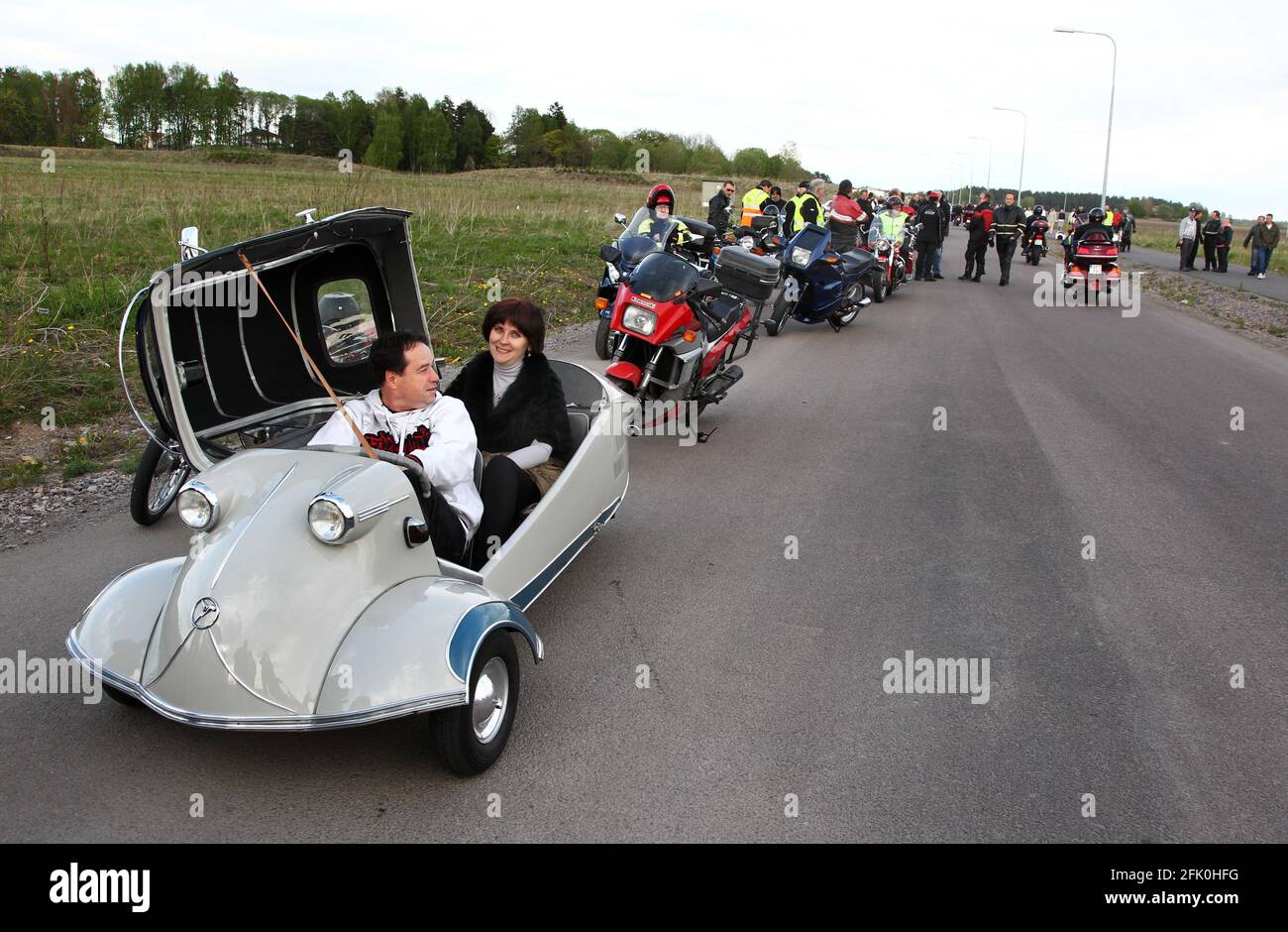 Motorcycle procession hi-res stock photography and images - Alamy