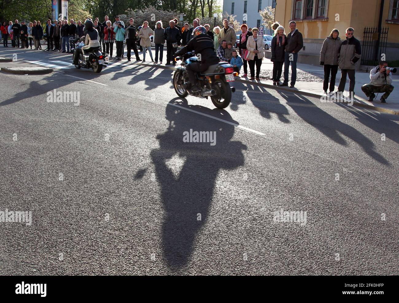 Motorcycle procession hi-res stock photography and images - Alamy