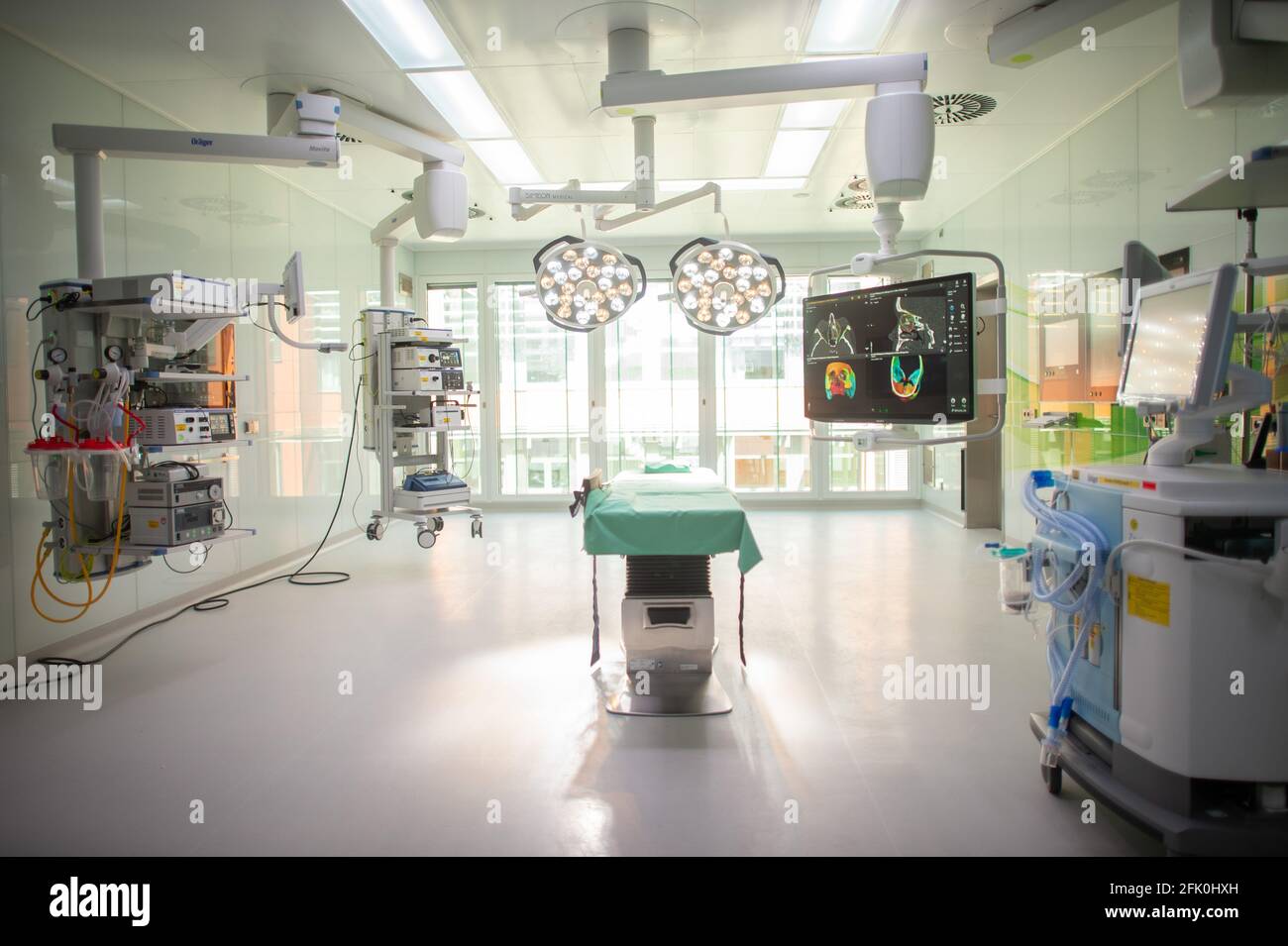 Essen, Germany. 27th Apr, 2021. A computer tomographic image of a ...