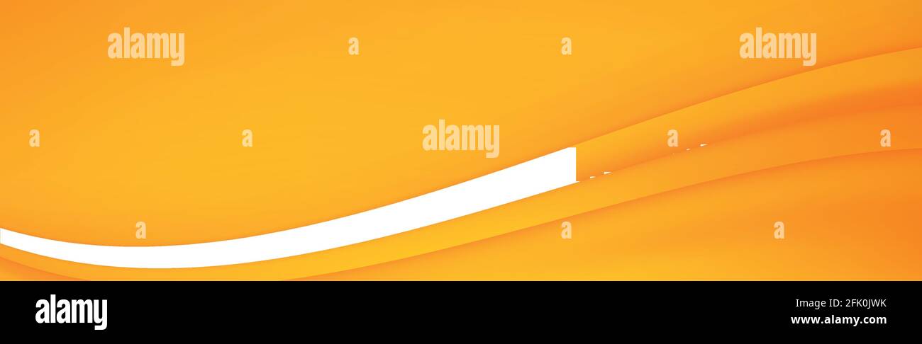 Abstract orange and yellow background with wavy lines - Vector ...