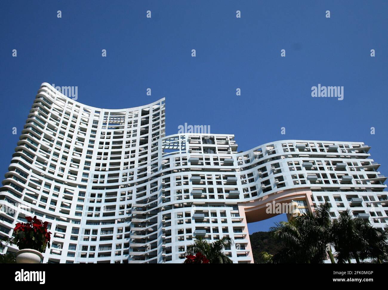 Feng Shui architecture in Hong Kong Stock Photo - Alamy