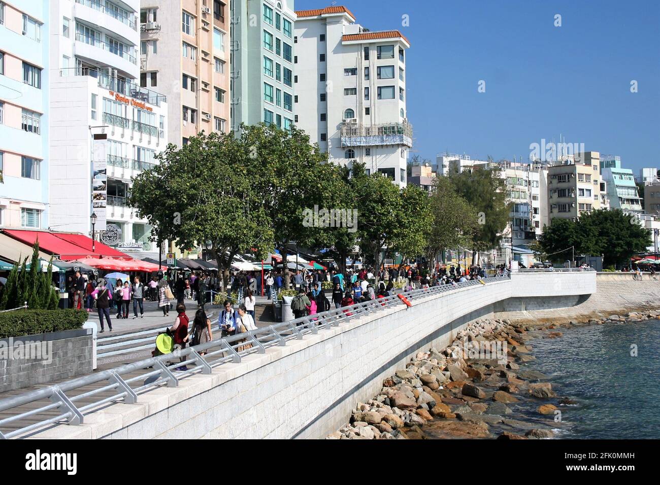 Stanley beach waterfront Hong Kong Stock Photo - Alamy