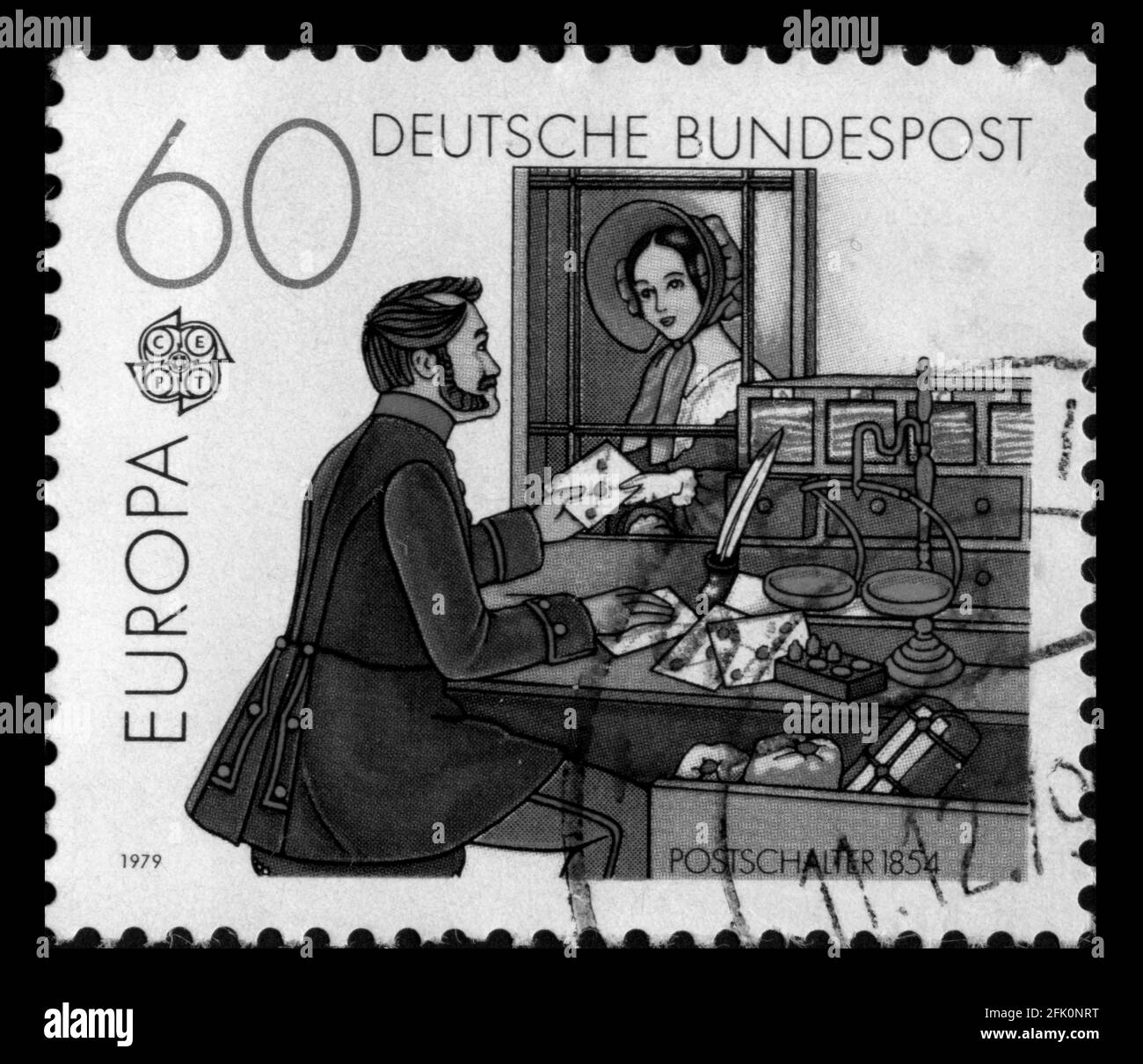 Philatelic postage stamp Black and White Stock Photos & Images - Alamy
