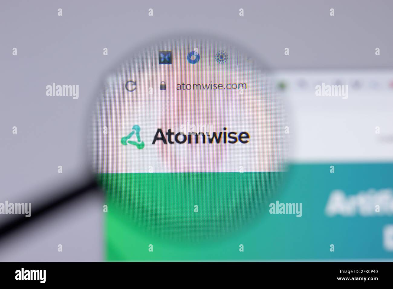 Atomwise logo hi-res stock photography and images - Alamy