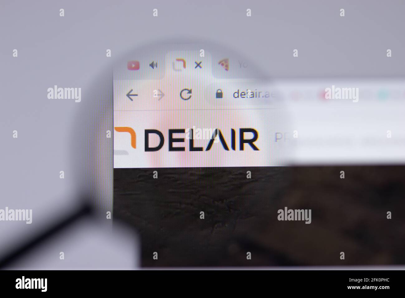 Delair logo hi-res stock photography and images - Alamy