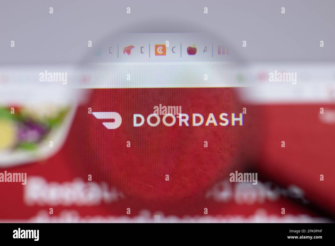 Doordash page hi-res stock photography and images - Alamy