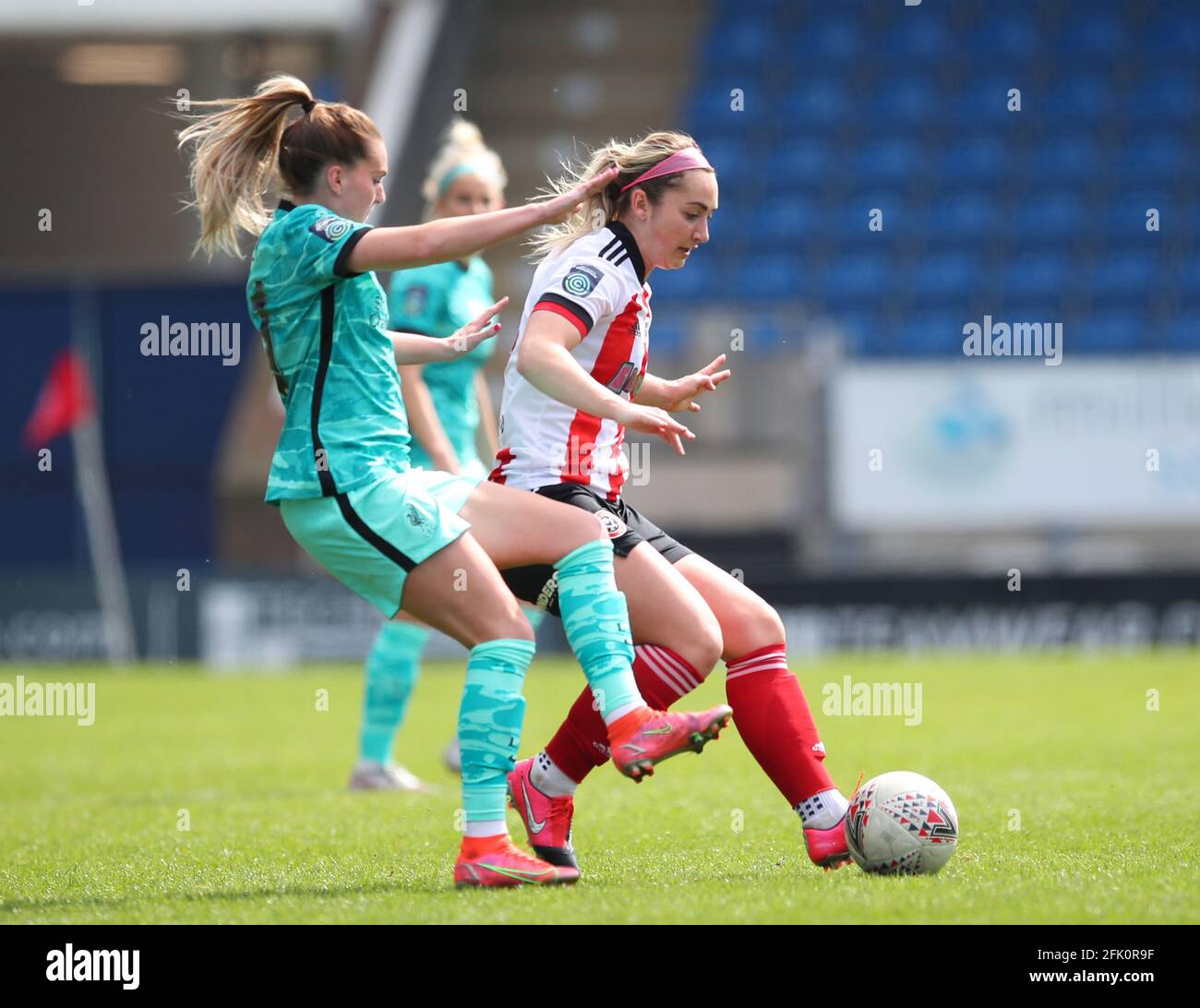 Chesterfield, England, 25th April 2021. Maddy Cusack of Sheffield Utd ...