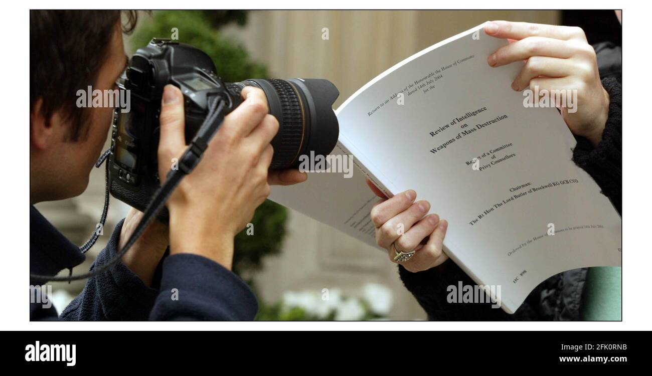 Lord butler report Cut Out Stock Images & Pictures - Alamy