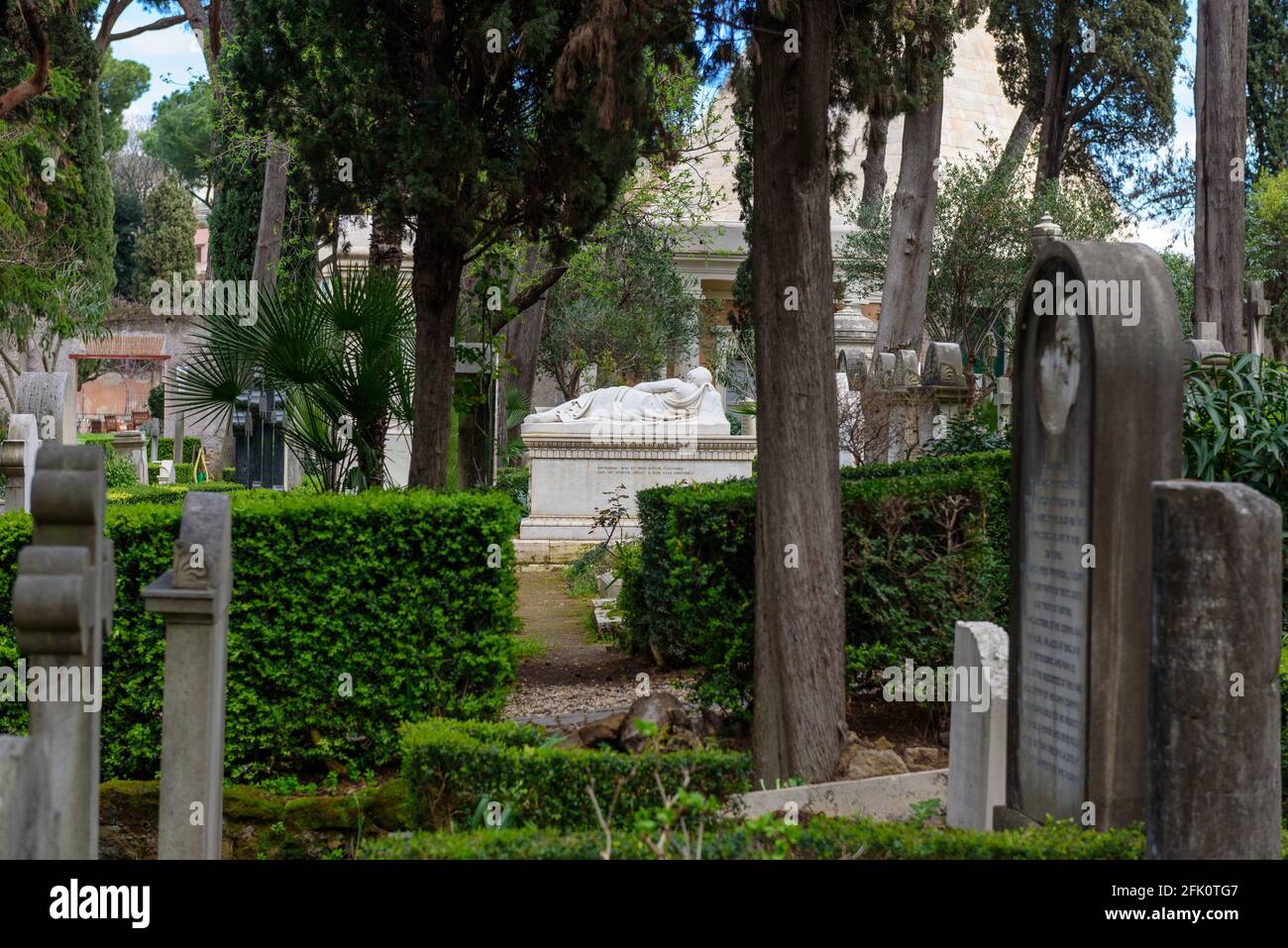 Non Catholic Cemetery Testaccio High Resolution Stock Photography and ...